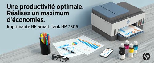 Imprimante multifonction HP Smart Tank 7306 All-In-One