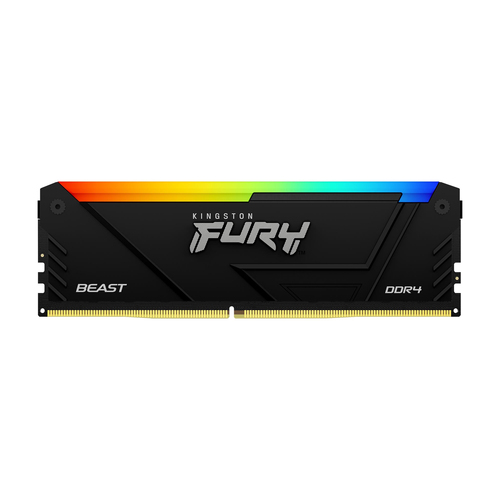 Kingston FURY Beast RGB 32GB 3600MT/s DDR4 CL18 DIMM - Mémoire PC Kingston sur grosbill.com